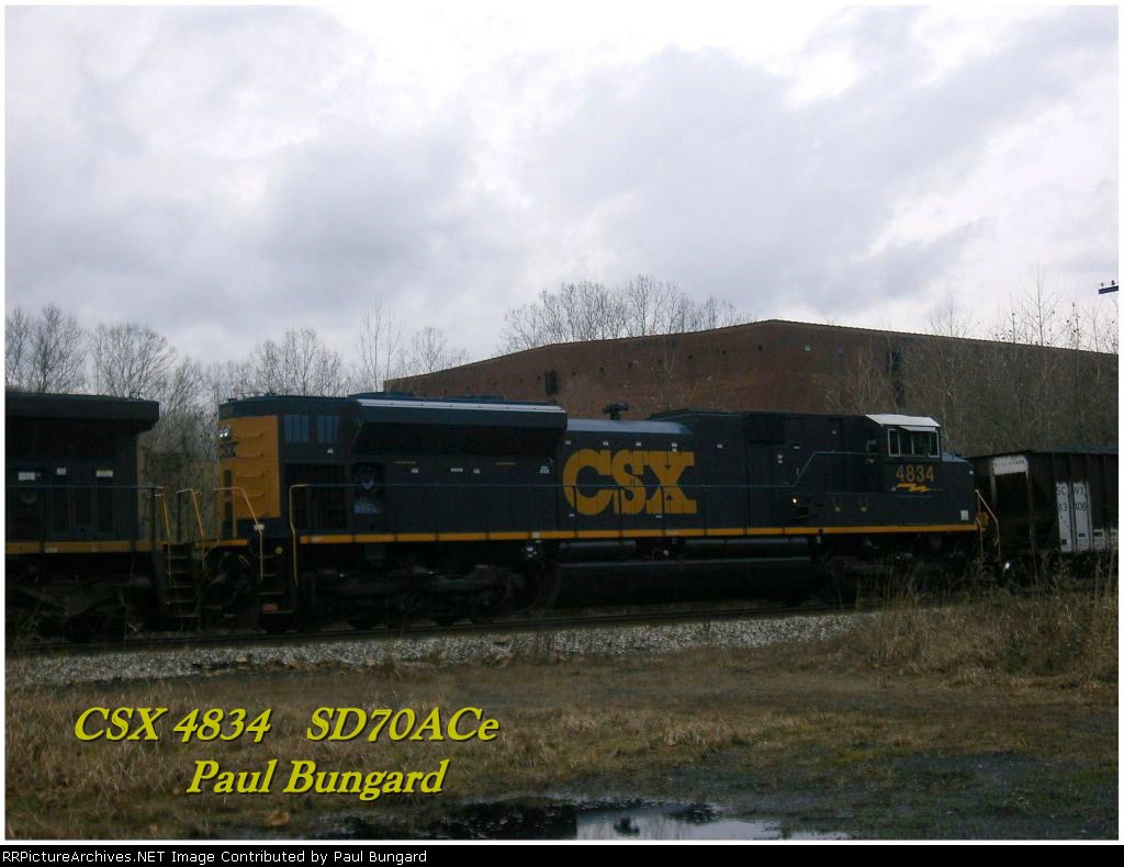 CSX 4834 SD70ACe 10/17/2004